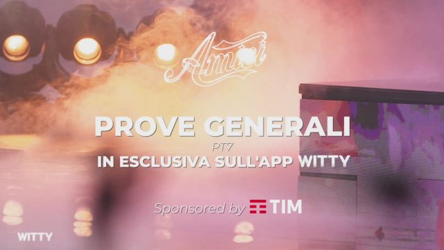 Prove generali della settima puntata del Serale - Witty TV