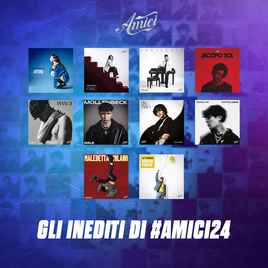 I nuovi inediti dei cantanti di #Amici24 - Witty TV